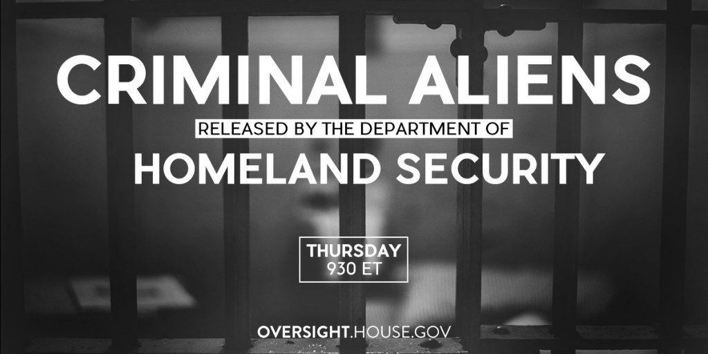 Criminal Aliens Released by the Department of Homeland Security ...